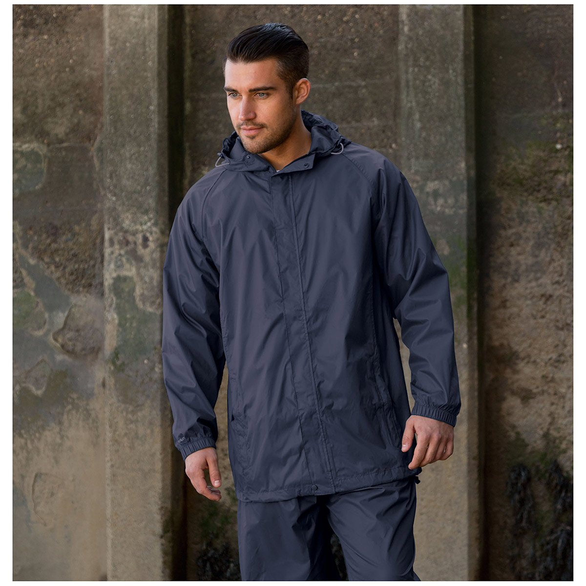 Regatta Pro Packaway Men’s Navy Waterproof Jacket | Regatta | Work ...