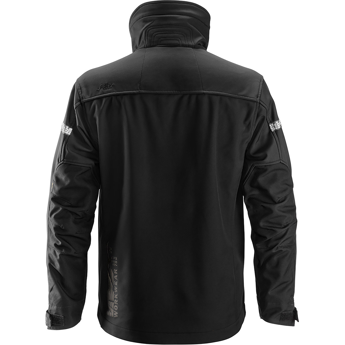 Snickers AllroundWork 1200 Men’s Black Softshell Jacket | Snickers ...