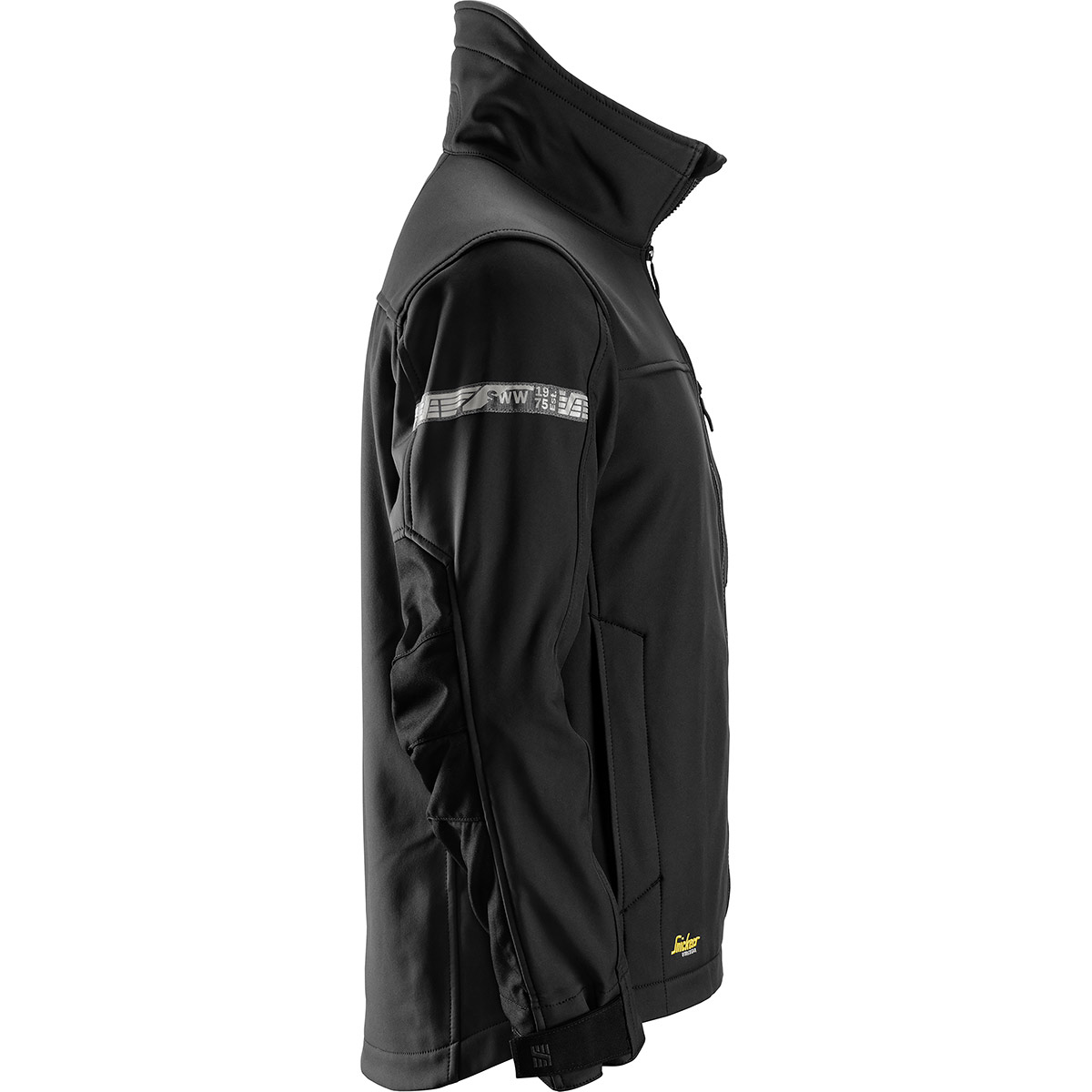 Snickers AllroundWork 1200 Men’s Black Softshell Jacket | Snickers ...