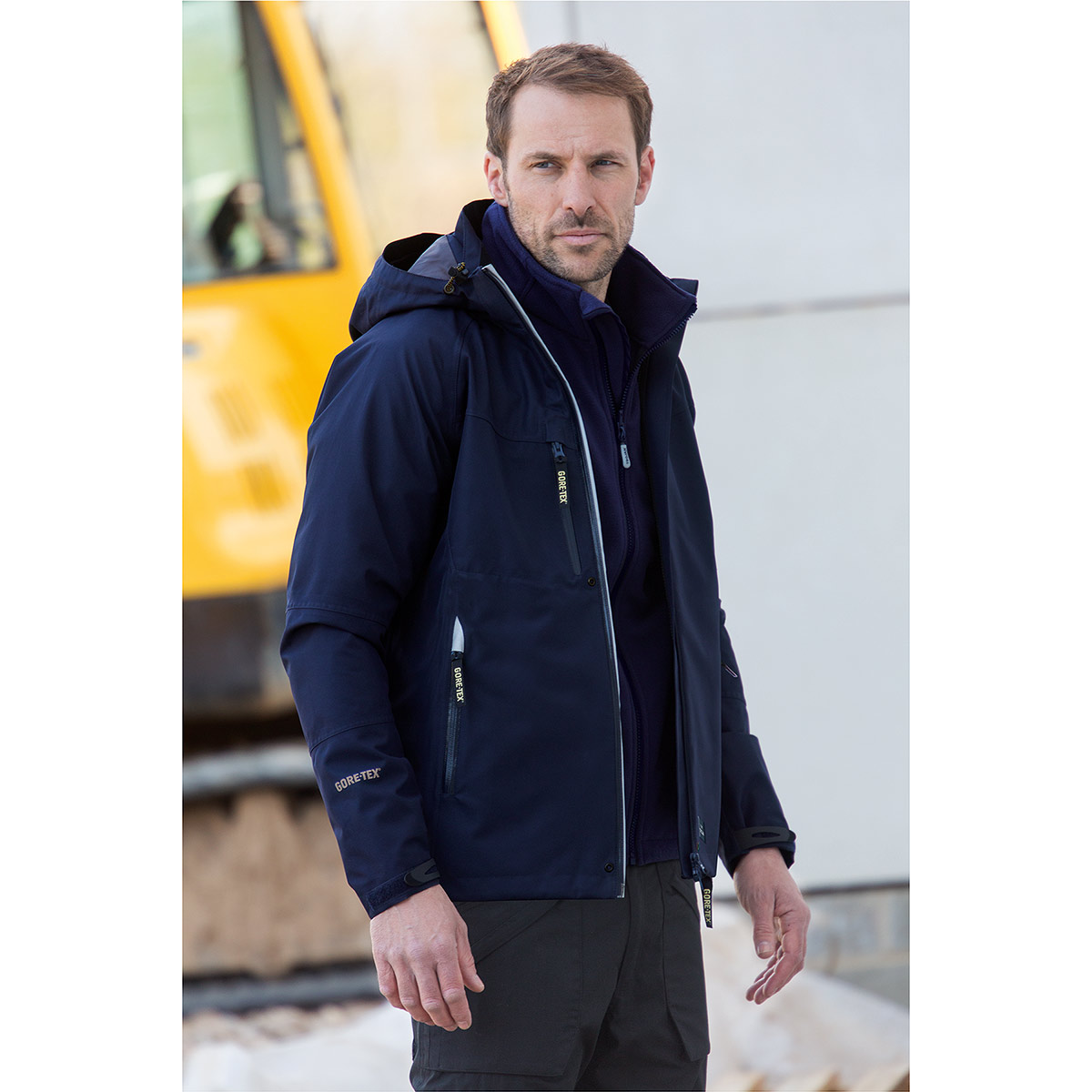 TROJAN Navy Interactive GORE-TEX Jacket | TROJAN | Work Jackets and ...