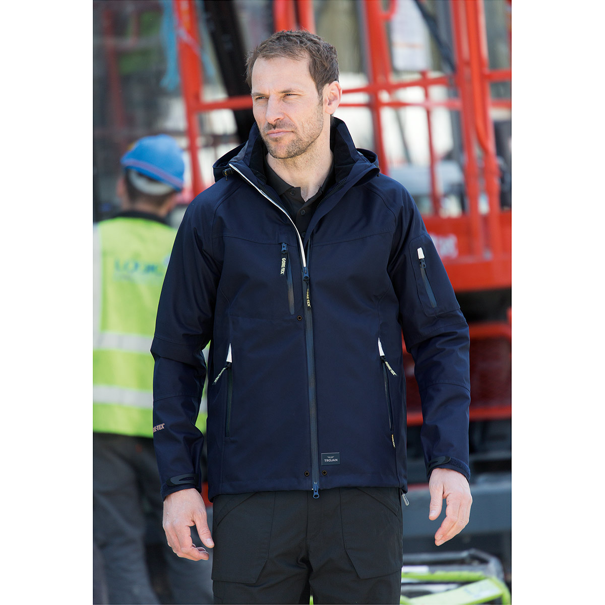 TROJAN Navy Interactive GORE-TEX Jacket | TROJAN | Work Jackets and ...
