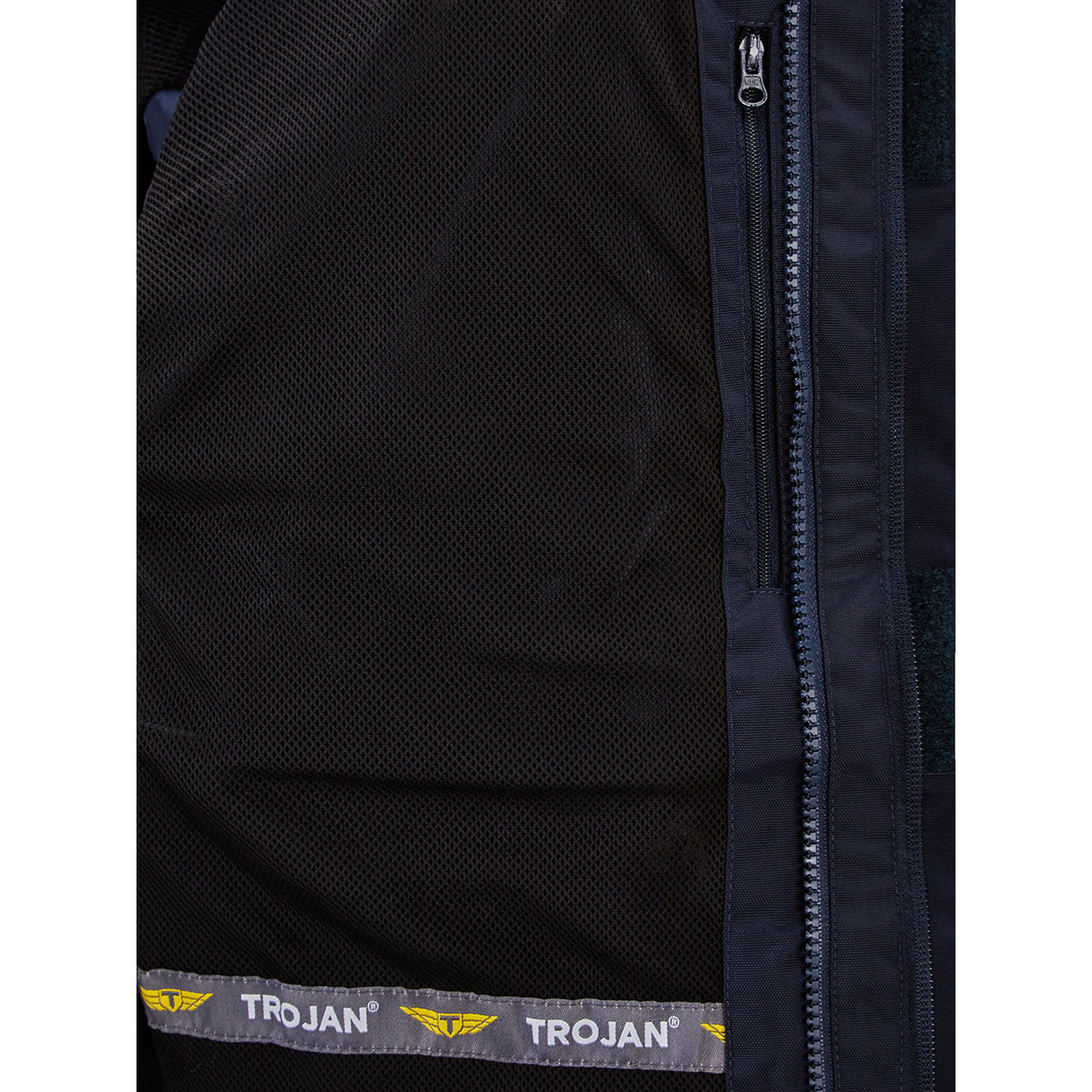 TROJAN Navy Interactive Shell Jacket | TROJAN | Work Jackets and Coats ...