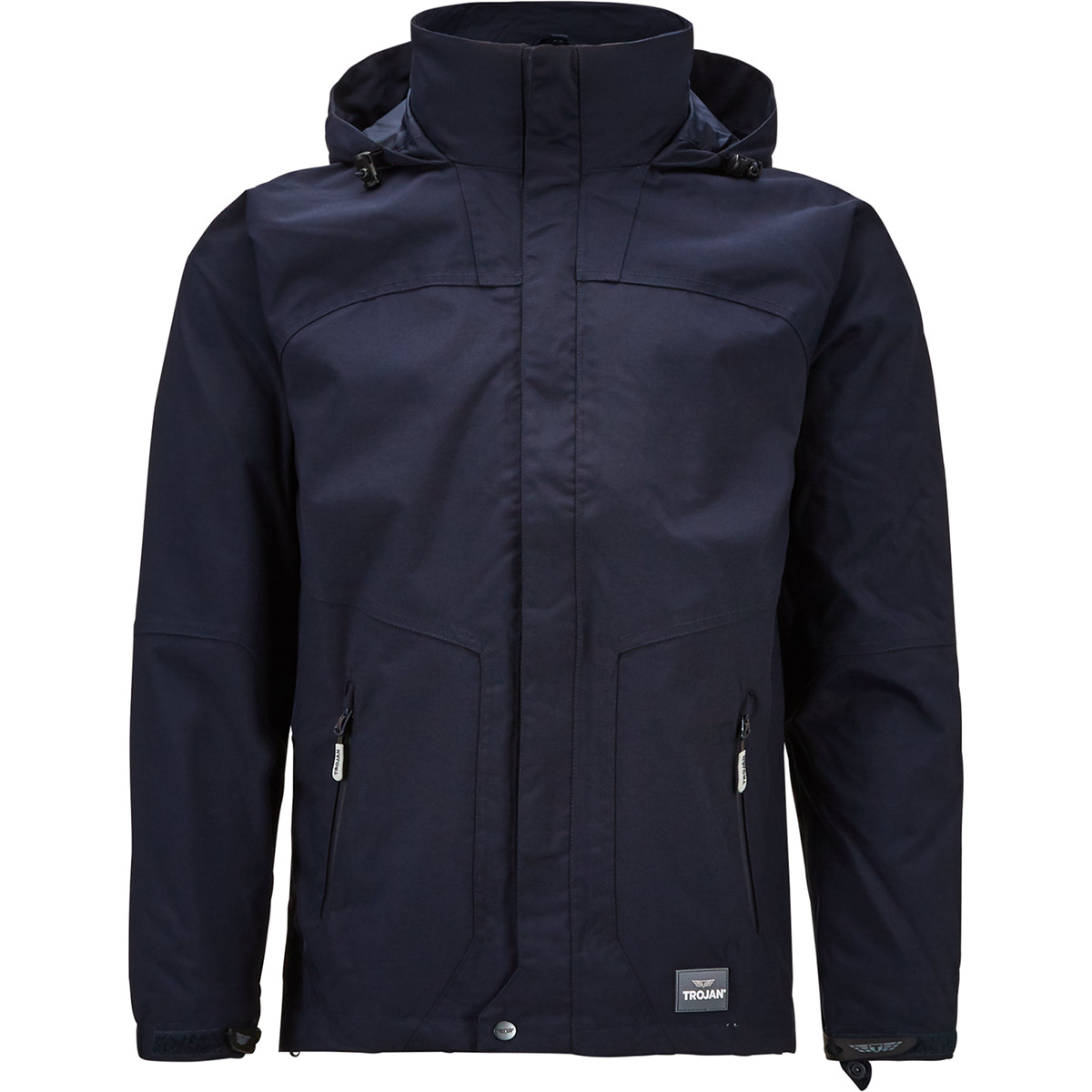 TROJAN Navy Interactive Shell Jacket | TROJAN | Work Jackets and Coats ...