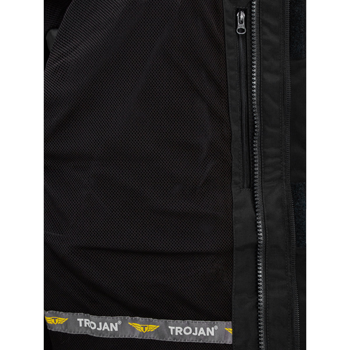 TROJAN Black Interactive Shell Jacket | TROJAN | Work Jackets and Coats ...