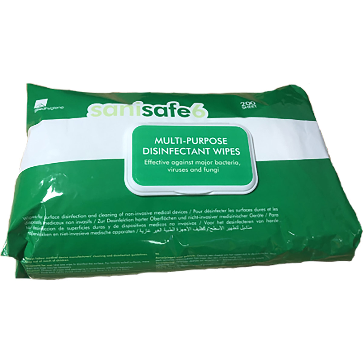 Allied Hygiene Sanisafe 6 Multipurpose Disinfectant Wet Wipes | Allied ...