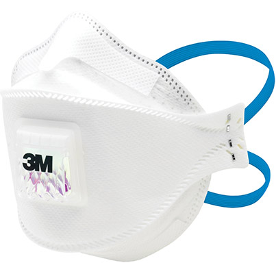 3M Aura 9322+ Gen3 Fold-Flat FFP2 Dust Mask (Pack of 10) | 3M ...