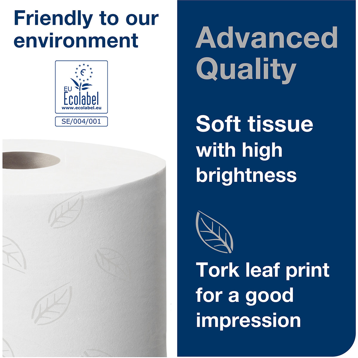 Tork SmartOne Advanced T9 White Mini Toilet Roll 111.6m (Case of 12 ...