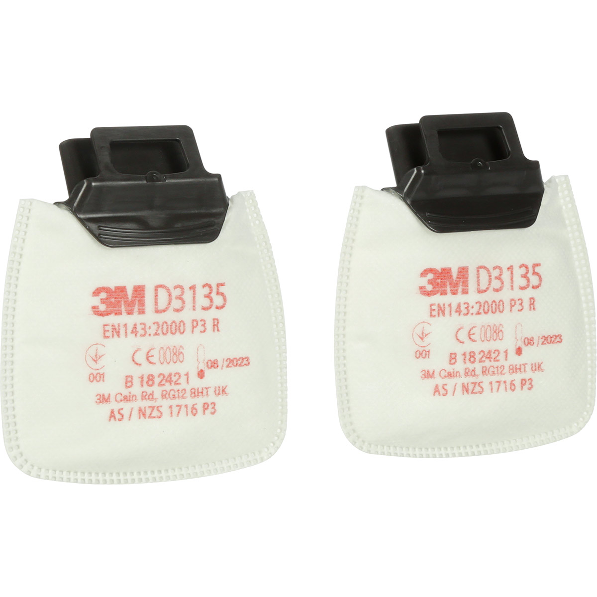 3M Secure Click D3135 P3 R Particulate Filters (Pack of Two) | 3M ...