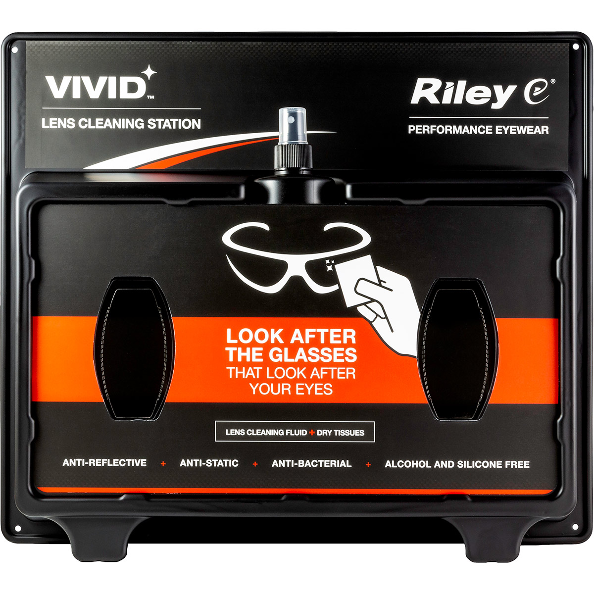 Riley VIVID Plastic Lens Cleaning Station | Riley | Glasses Cases ...