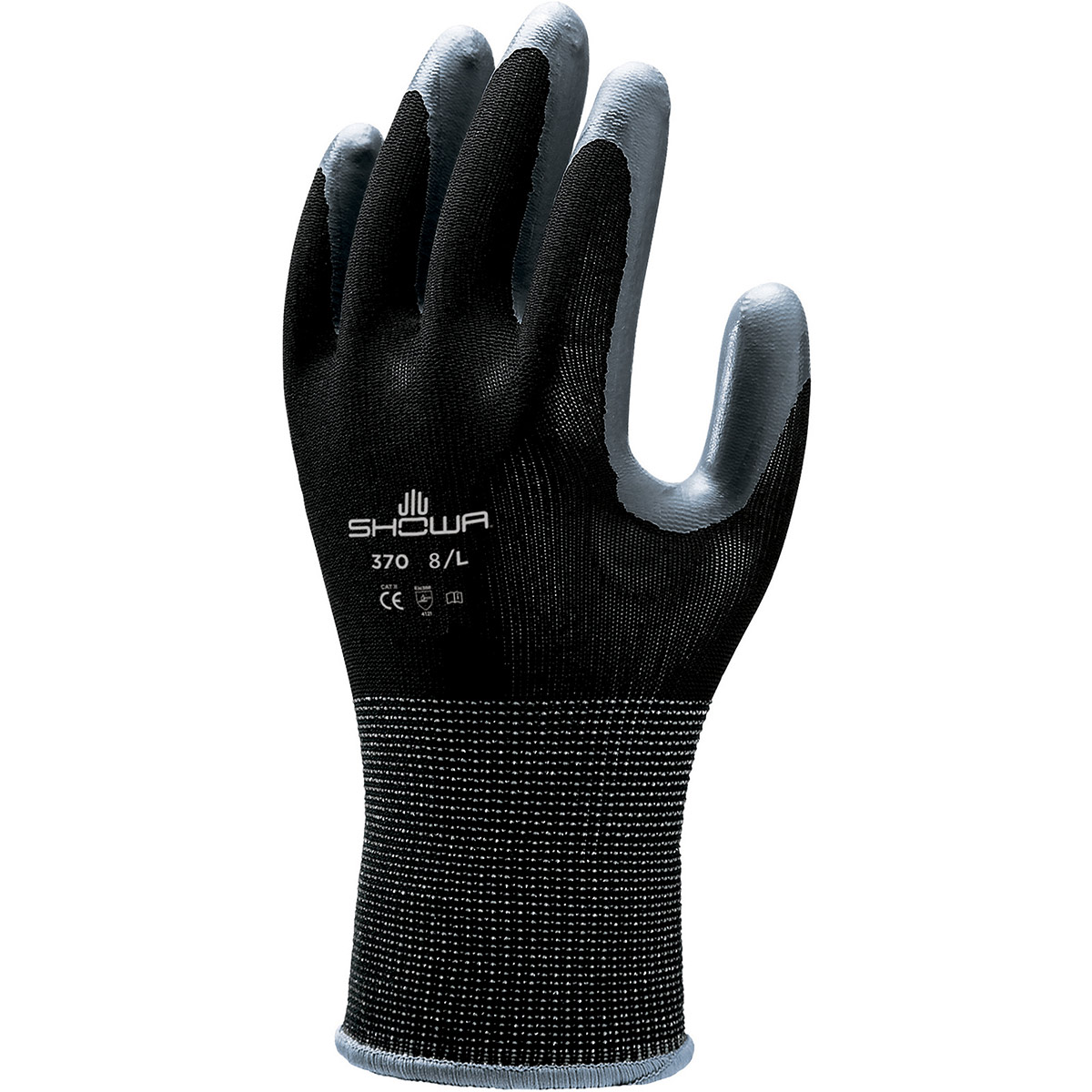SHOWA 370 Black Nitrile-Coated Work Gloves | SHOWA | Work Gloves | Arco