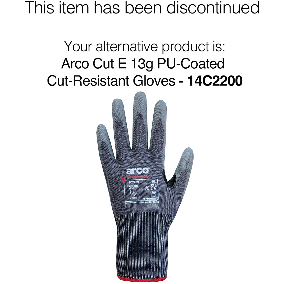 Arco Cut E PU-Coated Cut-Resistant Gloves | Arco | Work Gloves | Arco