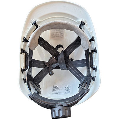 ENHA RADIUS Red Unvented ABS Wheel-Ratchet Safety Helmet | ENHA ...