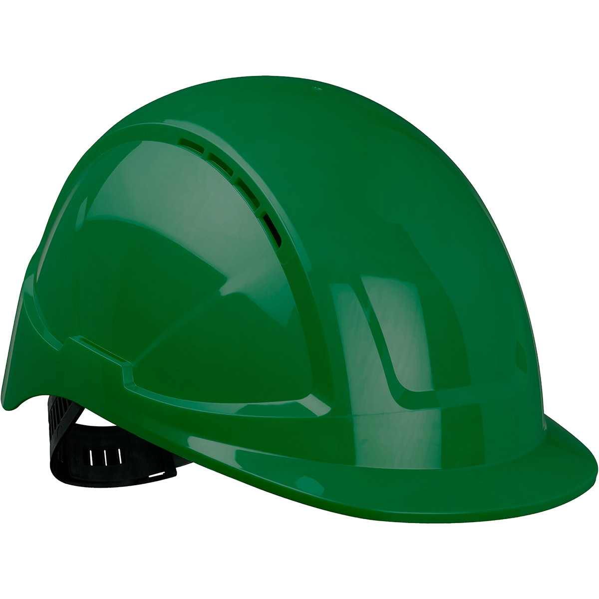 ENHA RADIUS Green Vented ABS Safety Helmet with Ratchet | ENHA | Safety ...