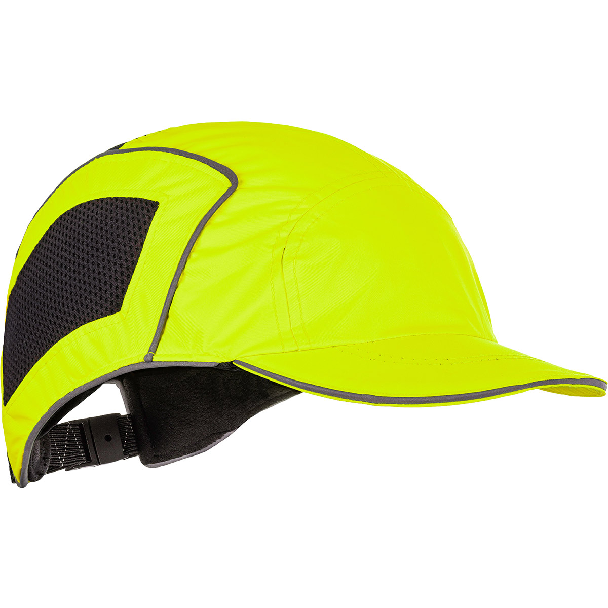 ENHA Syntis Dynamic Hi-Vis Yellow Micro-Peak Baseball Bump Cap | ENHA ...