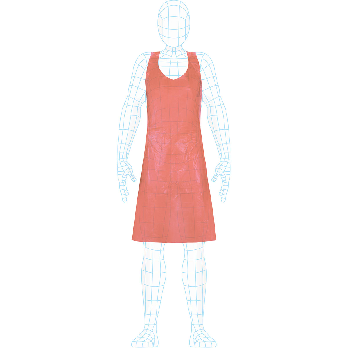 Arco Essentials 10-Micron Red Disposable Aprons (Roll of 200) | Arco ...