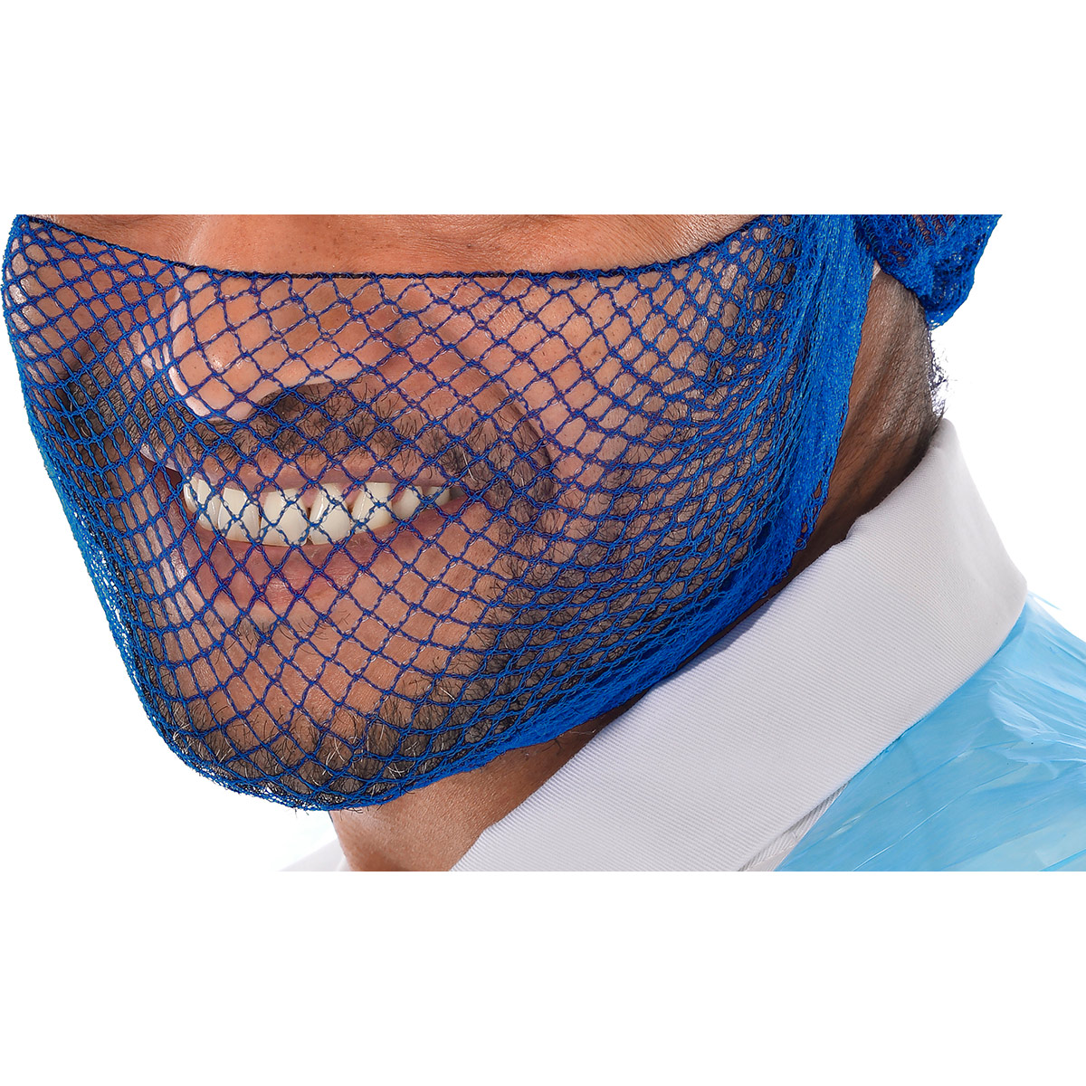 Lion 2876 Blue Close-Mesh Metal-Free Beard Nets (Pack of 36) | Lion ...