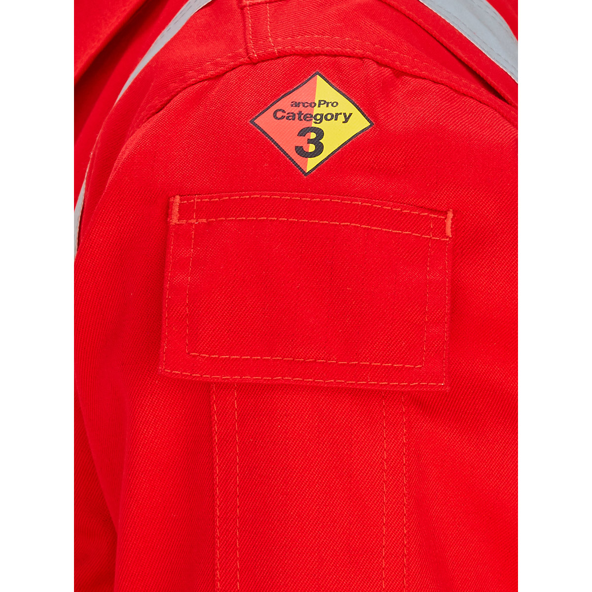 ArcoPro Nordic Red Flame-Retardant Overalls with Kneepad Pockets ...