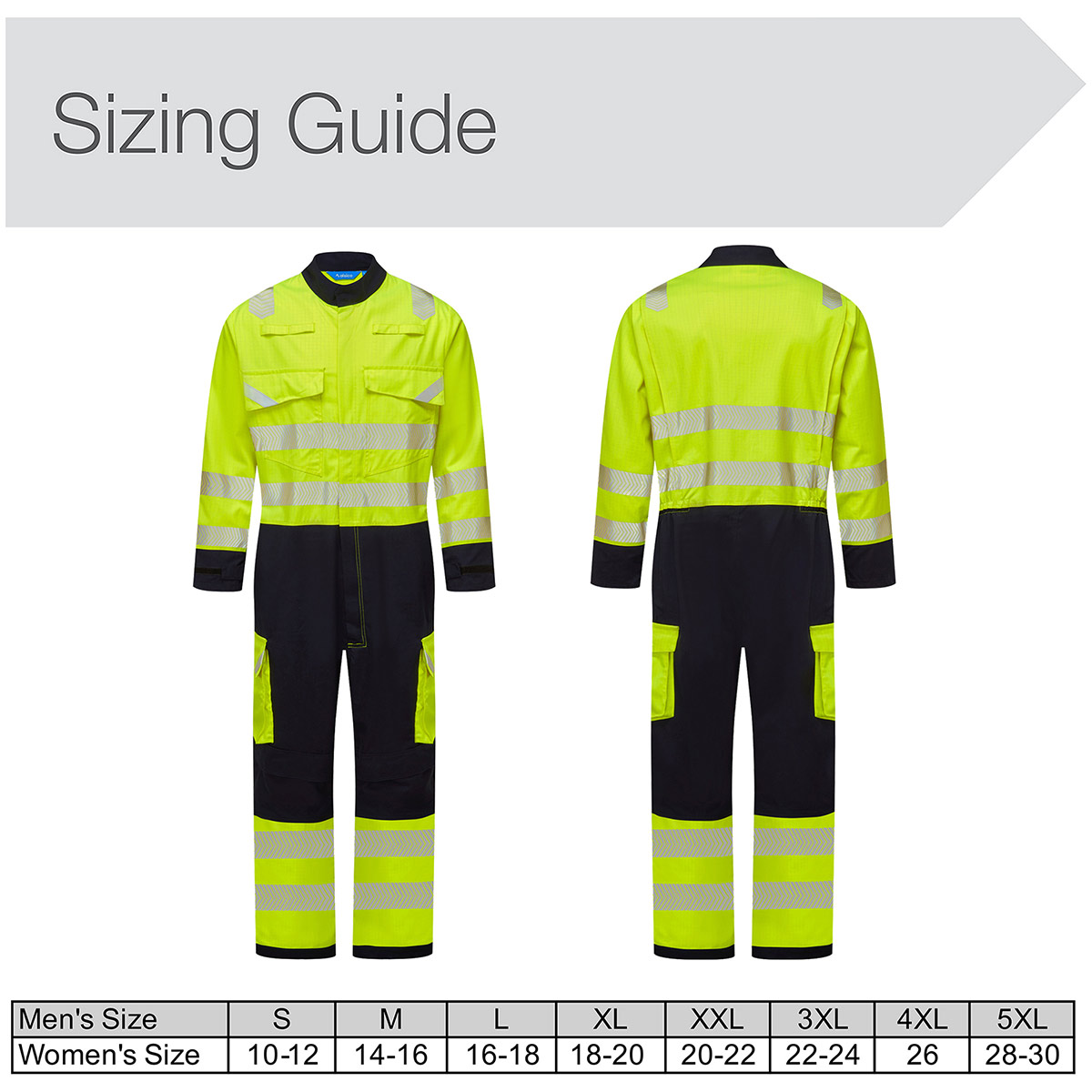 Alsico AFHC2 Yellow/Navy Hi-Vis Arc-Flash Overalls | Alsico | Alsico | Arco