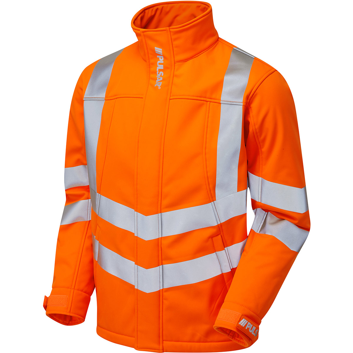 PULSAR PROTECT PR535 Orange Hi-Vis Softshell Jacket | PULSAR | Hi-Vis ...