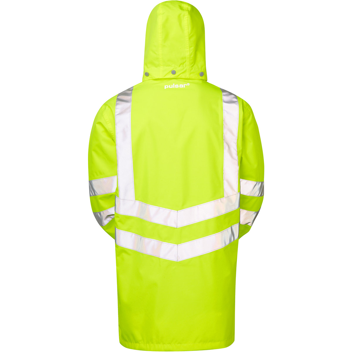 PULSAR PROTECT P421 Yellow Interactive Men’s Waterproof Hi-Vis Coat ...