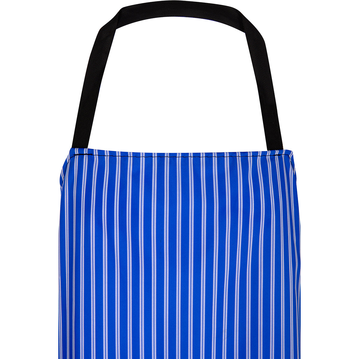 Blue Striped PU-Coated Nylon Butcher’s Apron | Not Branded | Tabards ...
