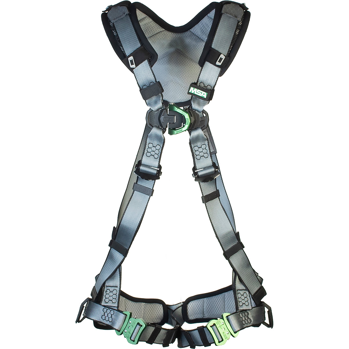 MSA V-FIT Padded Two-Point Safety Harness | MSA | Safety Harnesses ...