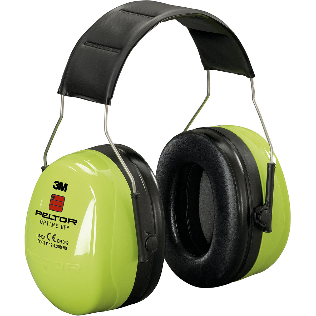 3M PELTOR Optime III Hi-Vis Overhead Ear Defenders | 3M | Ear Defenders ...