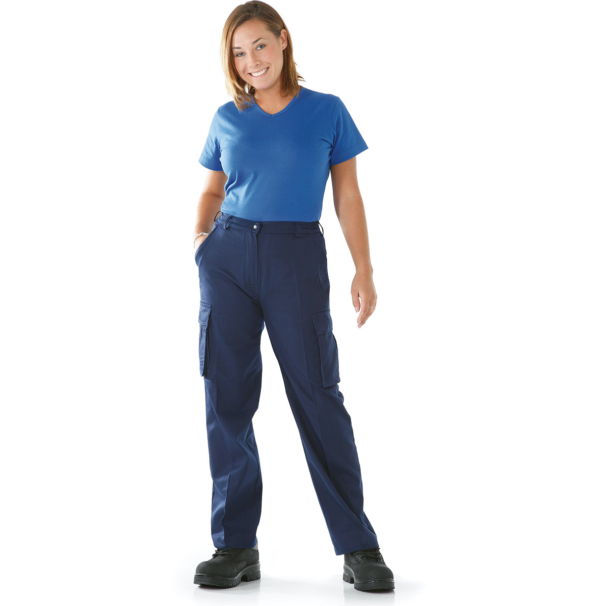 Arco Essentials Women’s Navy Cargo Trousers | Arco Essentials | Work ...