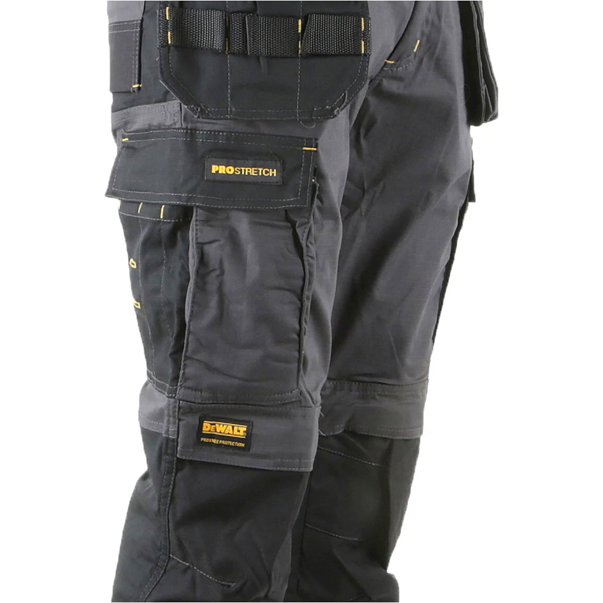 DEWALT Fairhaven Men’s Grey/Black Pro-Stretch Work Trousers | DEWALT ...