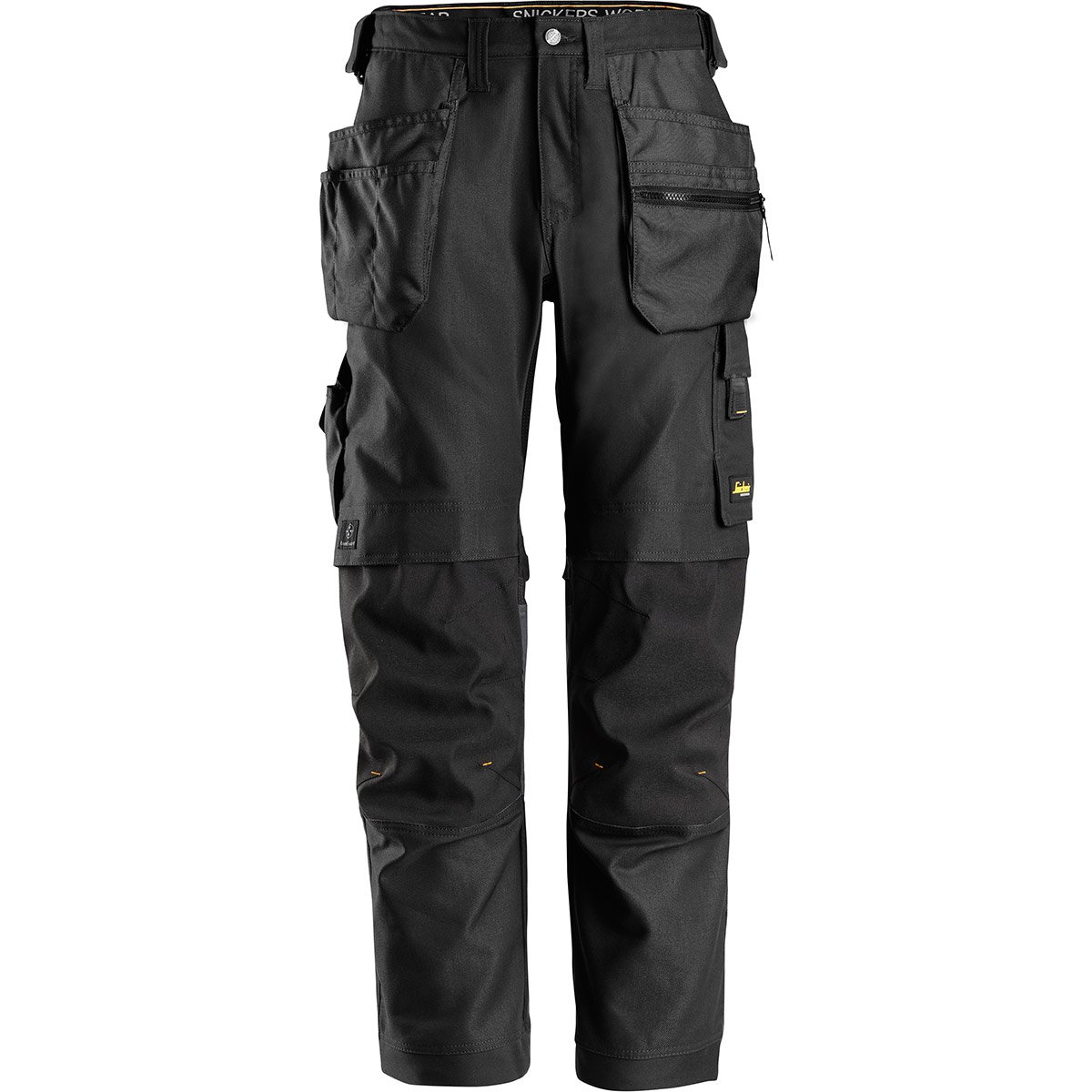 Snickers AllroundWork 6224 Men’s Black Trousers with Kneepad Pockets ...