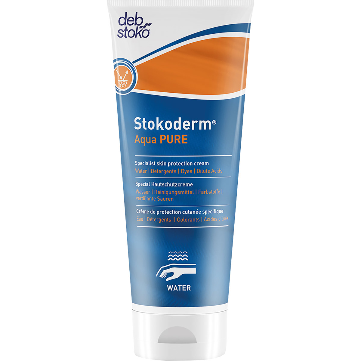 Deb Stoko Stokoderm Aqua PURE Hand Cream 100ml | Deb | Skin ...