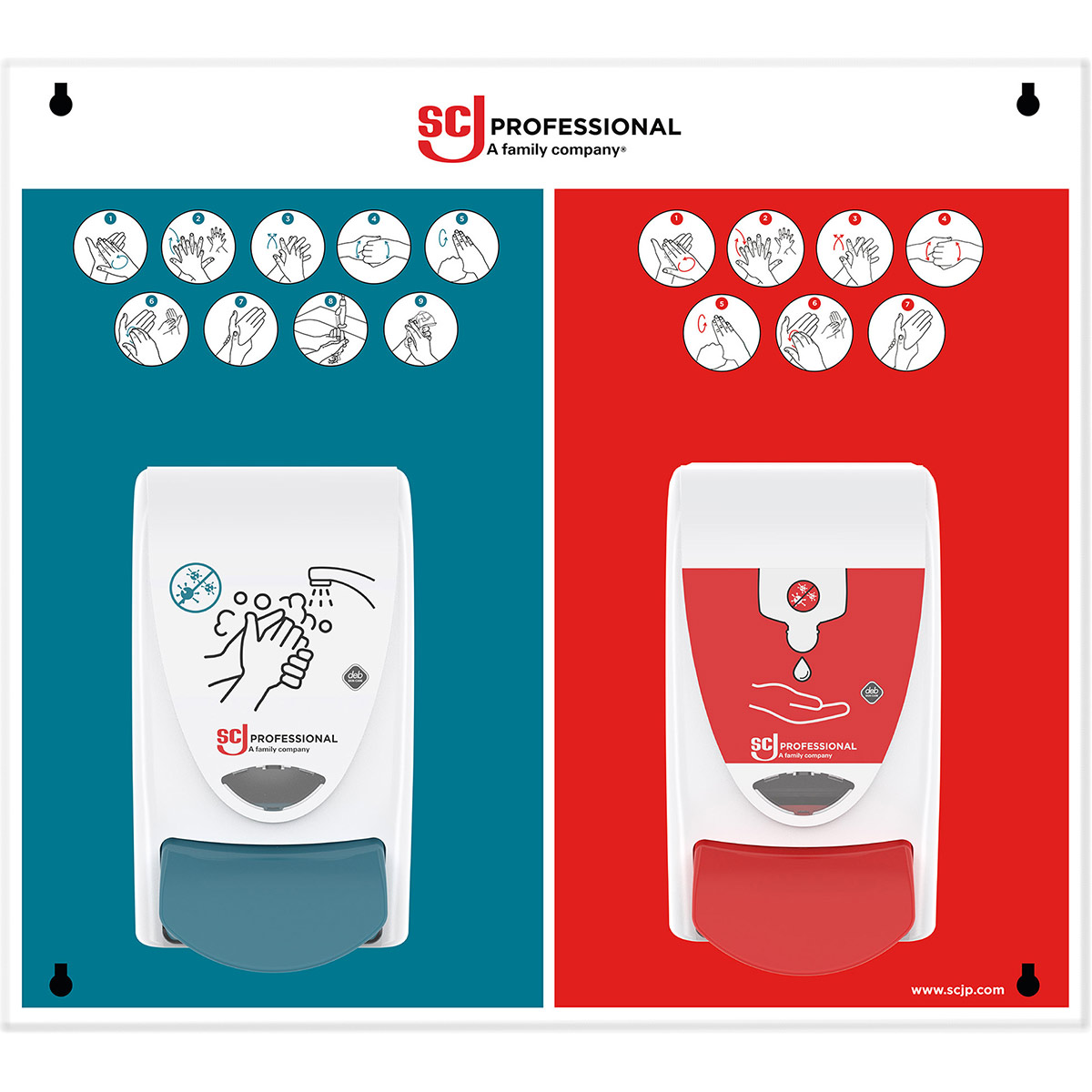 Deb Stoko Wash/Sanitise Dispenser Board | Deb | Skincare Dispensers | Arco