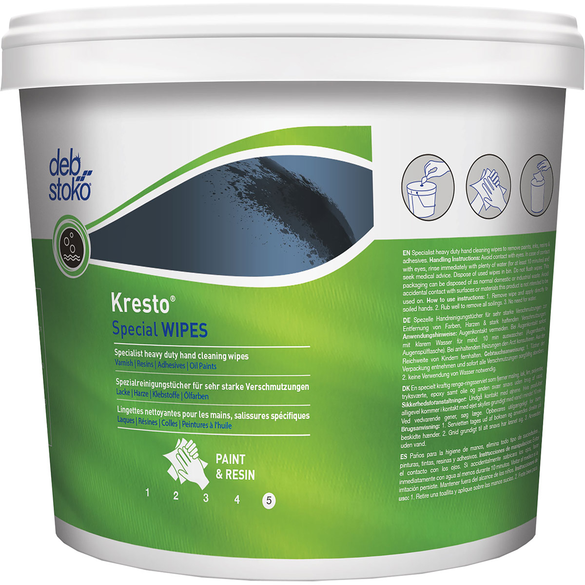 Deb Stoko Kresto Special Wipes Wet Wipes (Tub of 150) | Deb | Wet Wipes ...