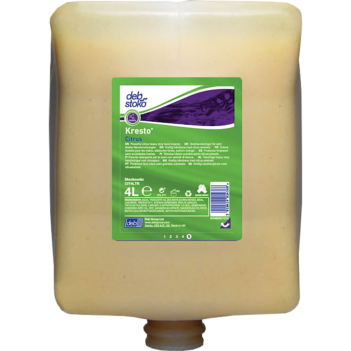 Deb Stoko Kresto Citrus Hand Cleanser 4L | Deb | Soap, Handwash and ...