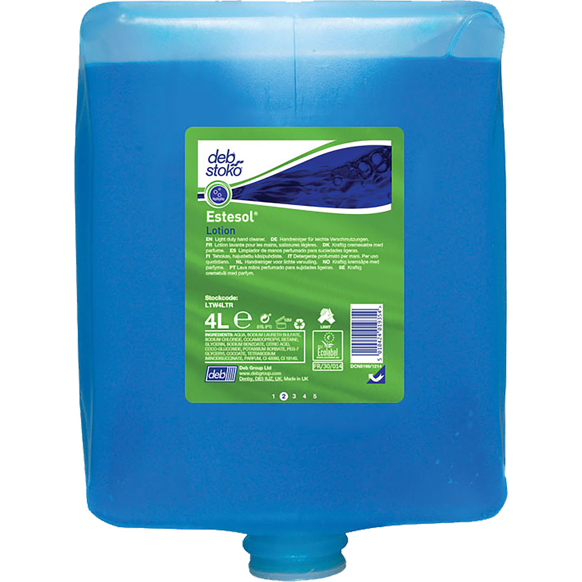 Deb Stoko Estesol Cleansing Lotion 4L | Deb | Soap, Handwash and ...