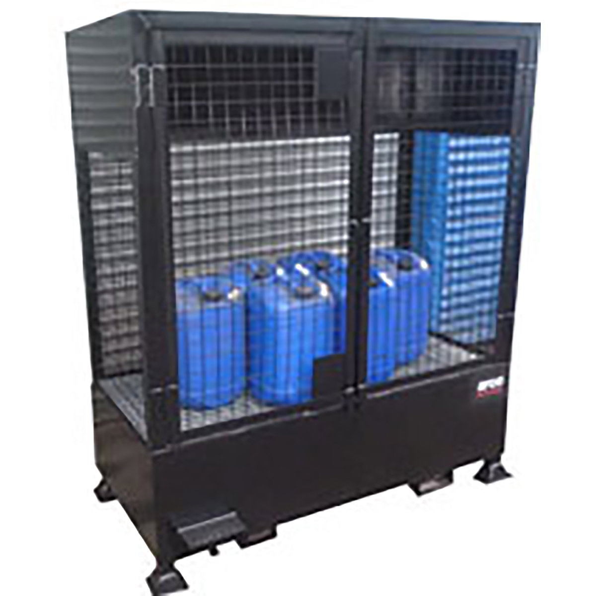 Open-Mesh Steel Two-Drum Storage Unit | Arco | Drum Safety Stores | Arco