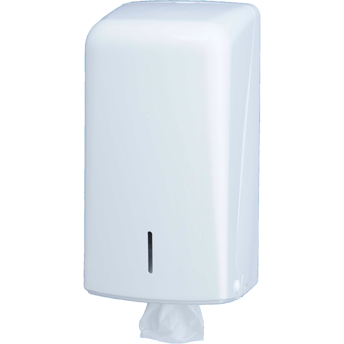 White Z-Fold Toilet Paper Dispenser | Not Branded | Paper and Wipe ...