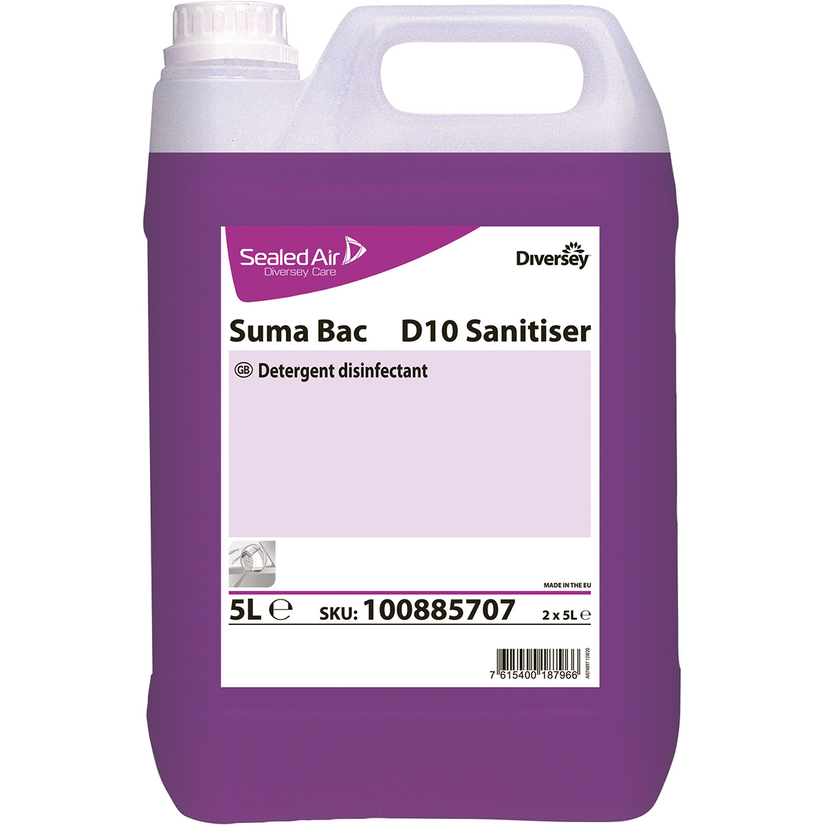 Diversey Suma Bac D10 Surface Sanitiser 5L | Diversey | Sanitisers | Arco