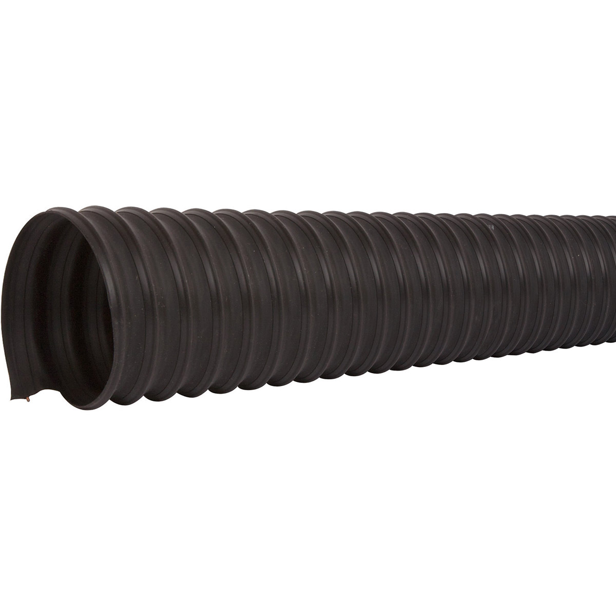 Masterflex Santo L-F Black Rubber Flexible Ducting 10m | Masterflex ...
