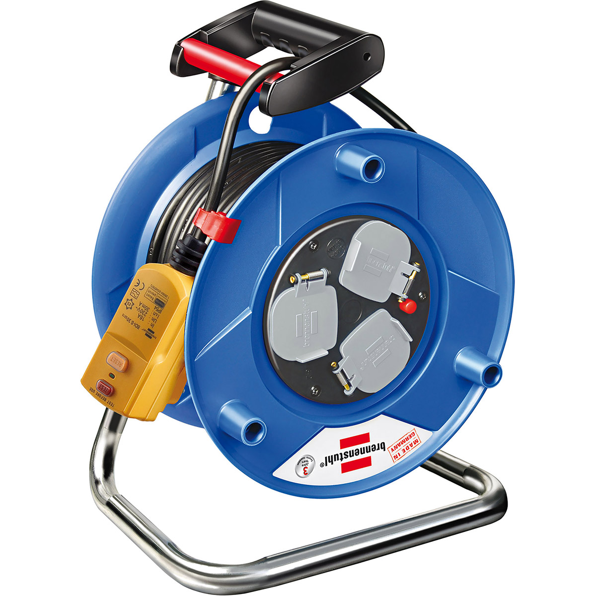 Brennenstuhl Garant Blue Cable Reel with RCD-Plug | Brennenstuhl ...