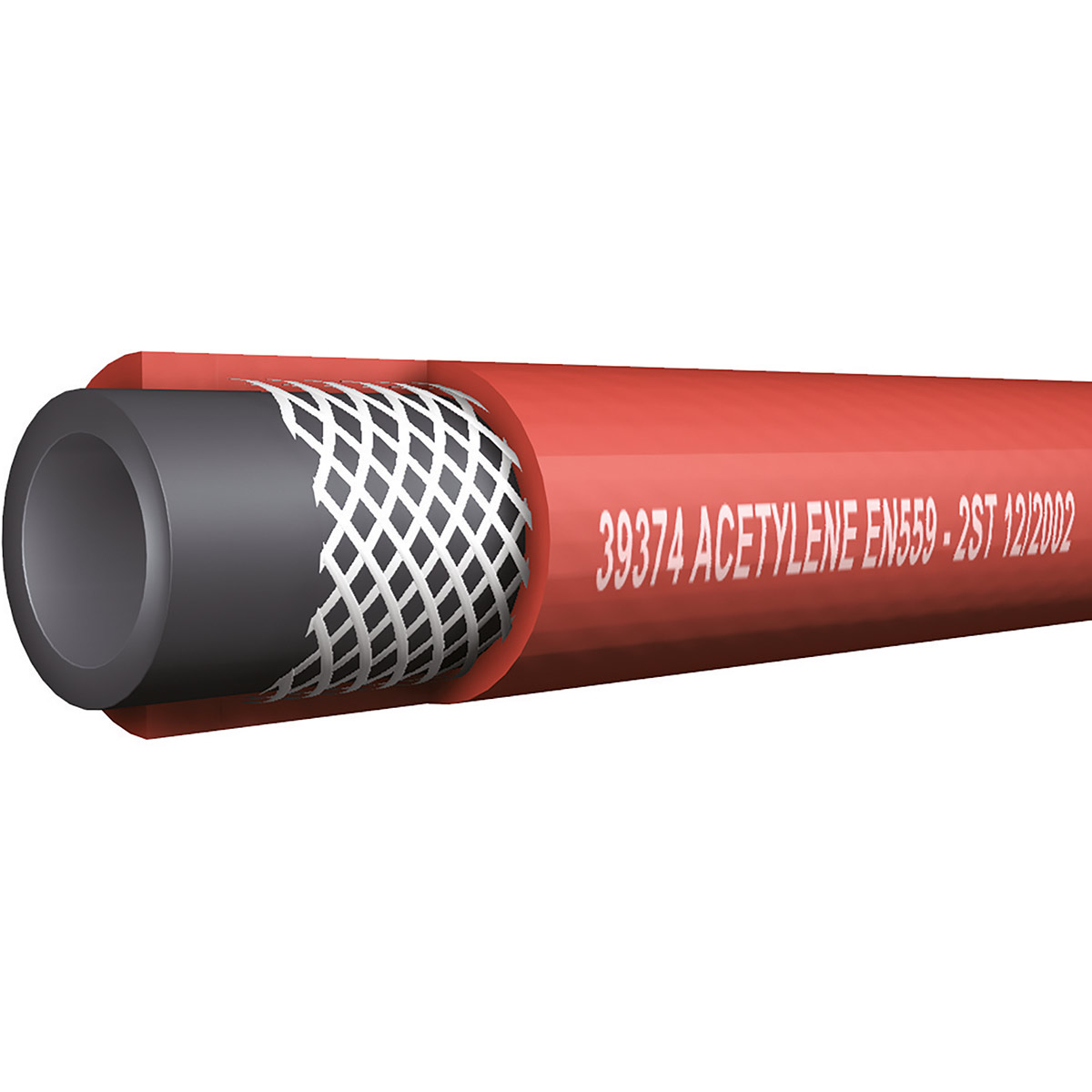 Red Rubber Acetylene Hose per Metre | Not Branded | Welding Hose | Arco