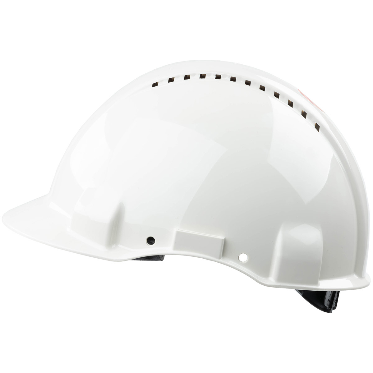 3M G3000C White Vented Short-Peak Slip-Ratchet Safety Helmet | 3M ...