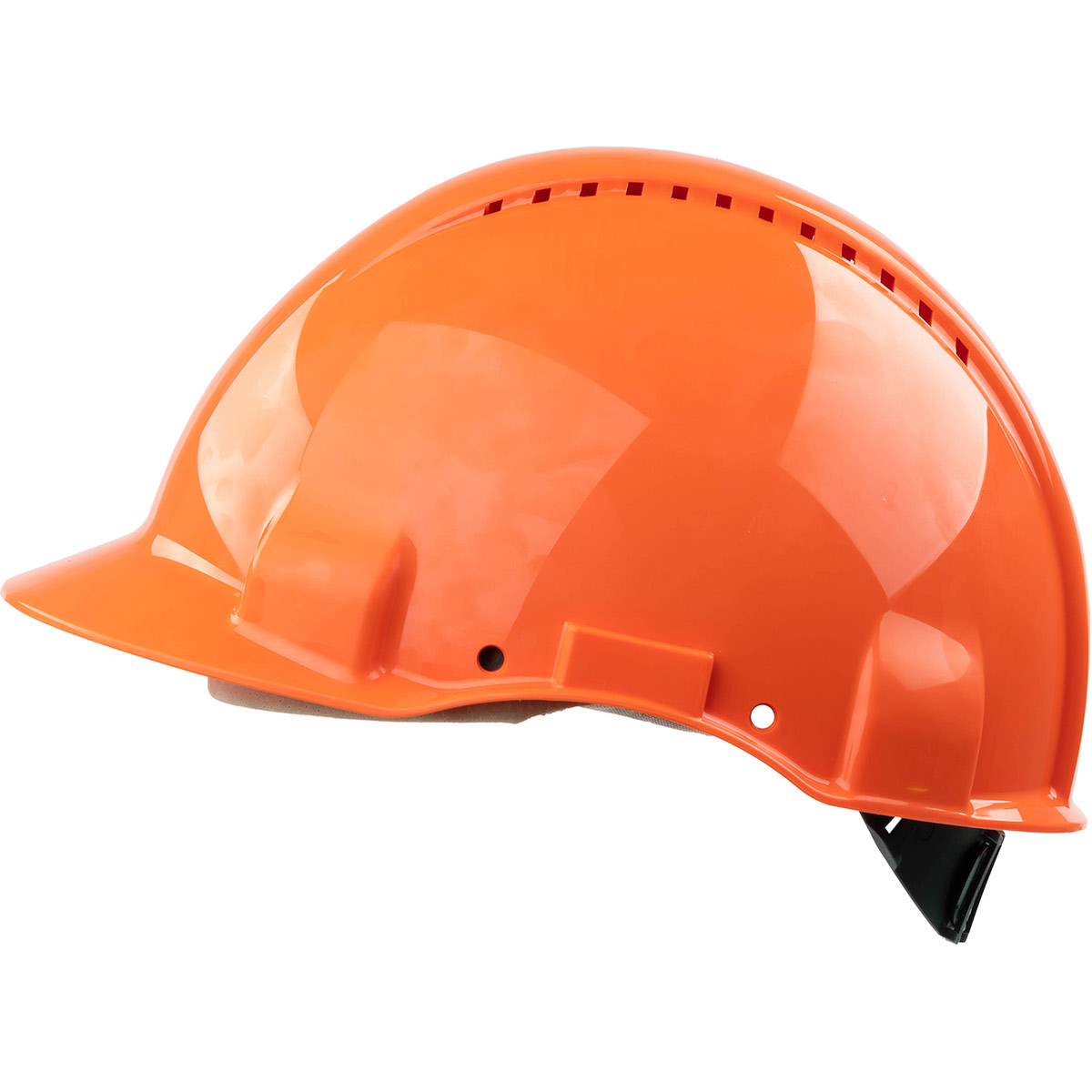3M G3000D Orange Vented Short-Peak Slip-Ratchet Safety Helmet | 3M ...