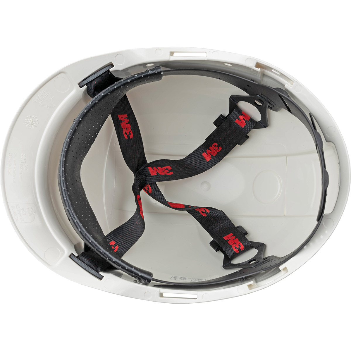 3M G3001C White Unvented Short-Peak Slip-Ratchet Safety Helmet | 3M ...