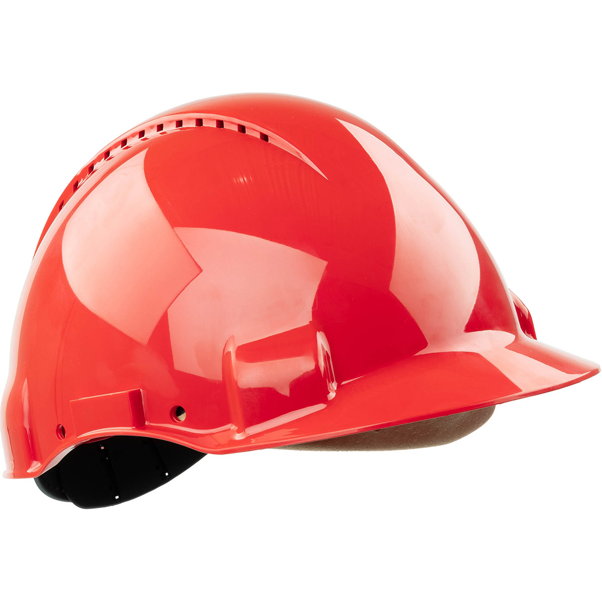 3M G3000D Red Vented Short-Peak Slip-Ratchet Safety Helmet | 3M ...