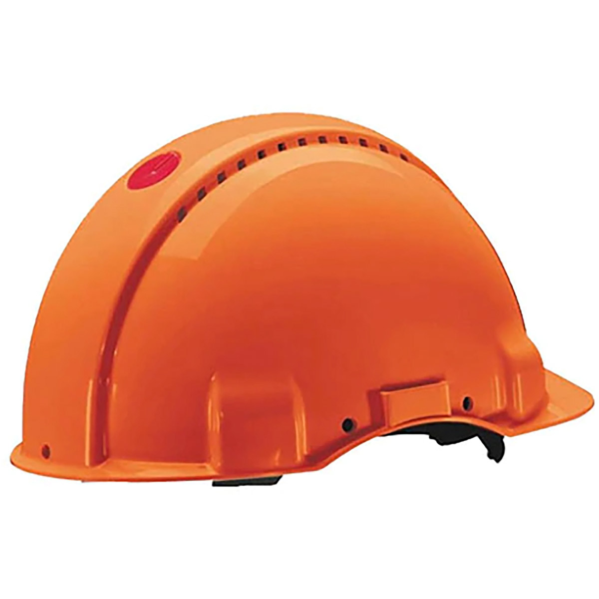 3M G3000C Orange Vented Short-Peak Slip-Ratchet Safety Helmet | 3M ...