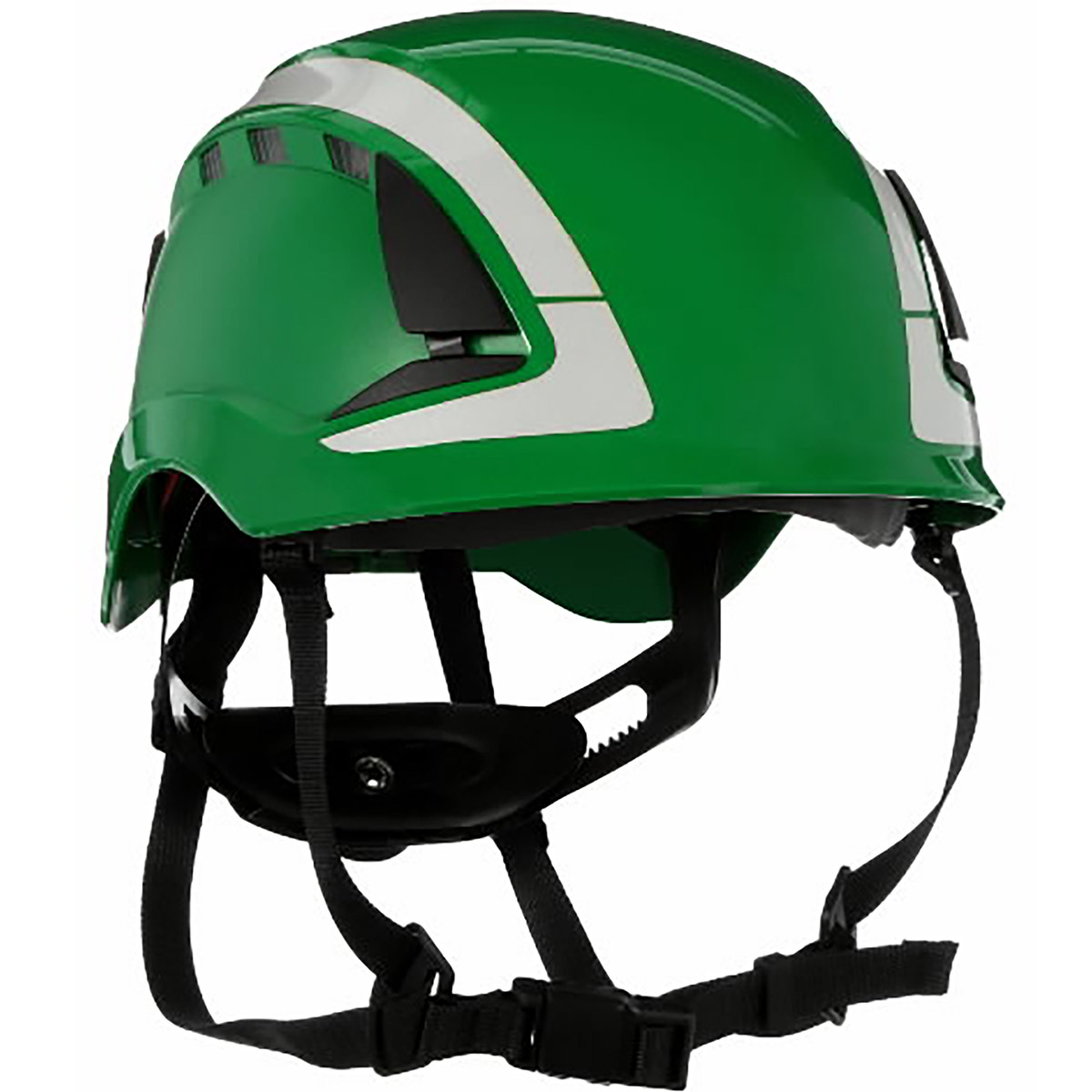 3M SecureFit X5004V-CE Green Vented Wheel-Ratchet Safety Helmet | 3M ...