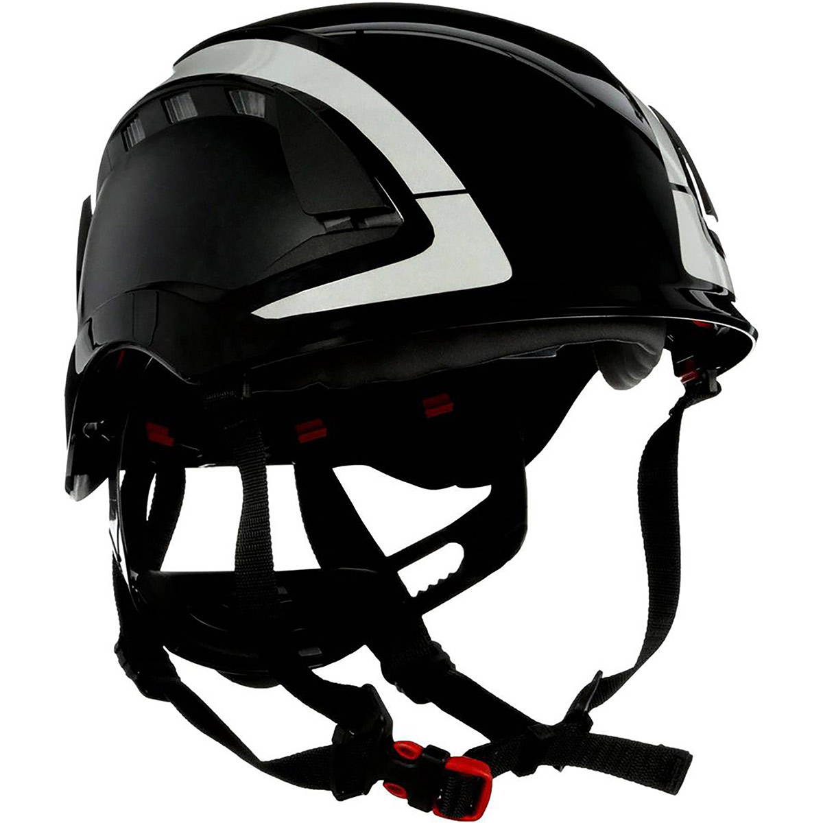 3M SecureFit X5012V-CE Black Vented Wheel-Ratchet Safety Helmet | 3M ...