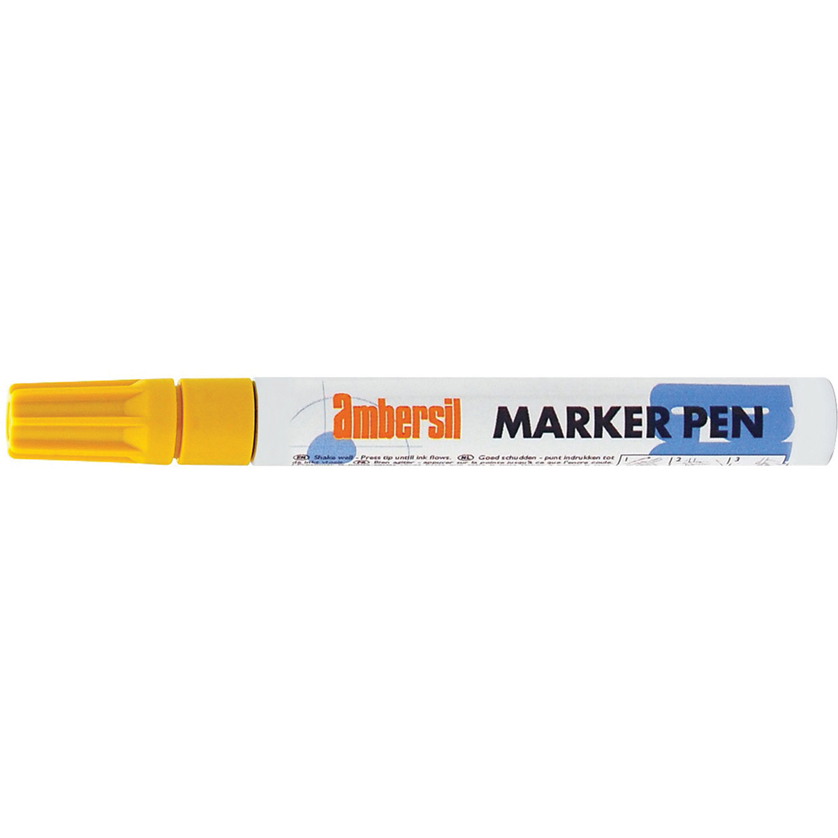 Ambersil Yellow Acrylic Paint Marker Pen | Ambersil | Decorator’s Tools ...