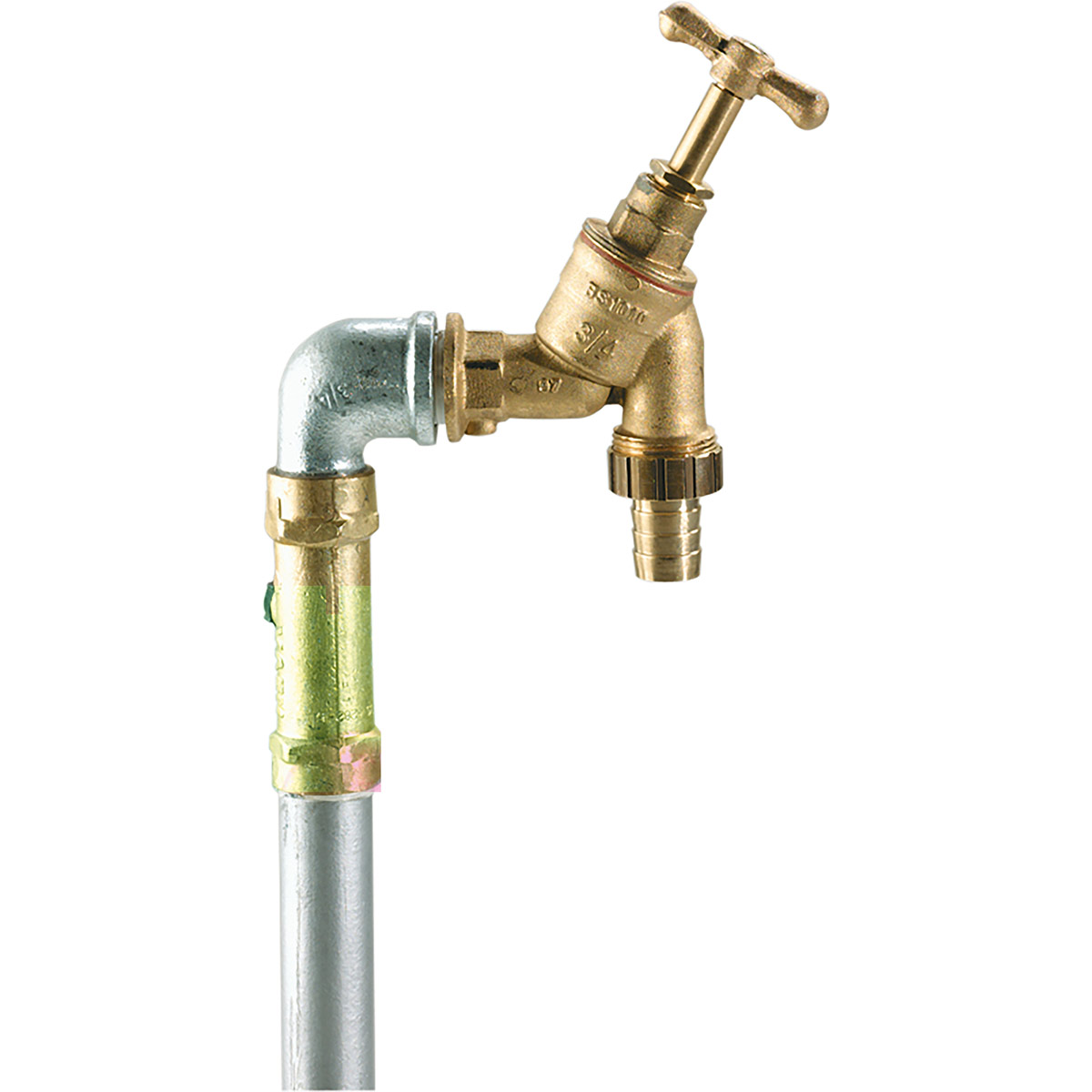 Single-Head Belfast Standpipe with Bib Tap | Not Branded | Hose Fitting ...